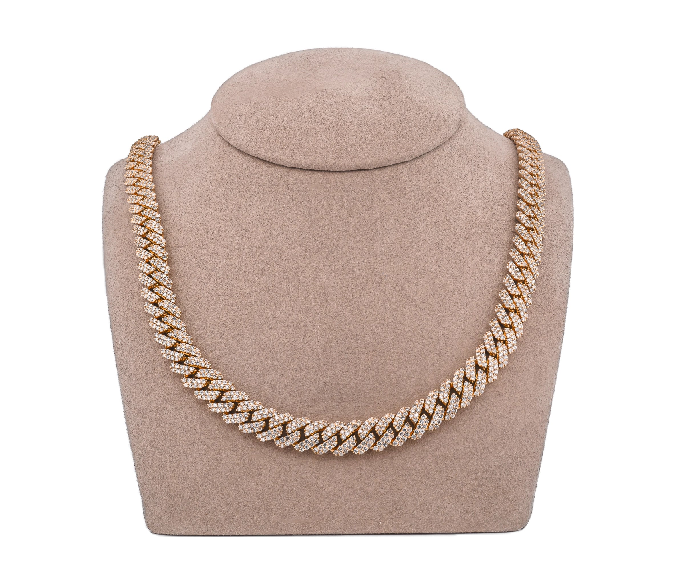 14K Yellow Gold 21 CTW Diamond Cuban Link Chain – Rittenhouse Estate Buyers